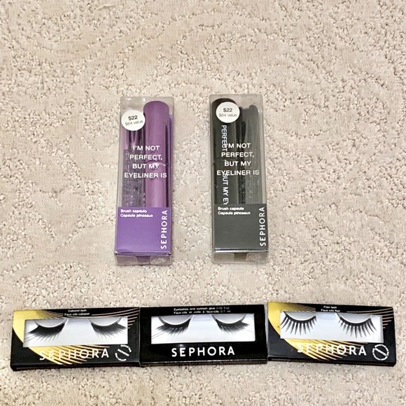 Sephora | Makeup | Sephora Eyeliner Brushes And Lashes Bundle See Pics ...